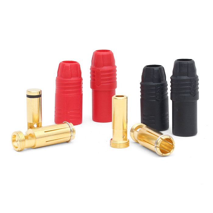 Amass AS150 Connectors Anti Spark 7mm Gold Bullet AS150 Male Female ...