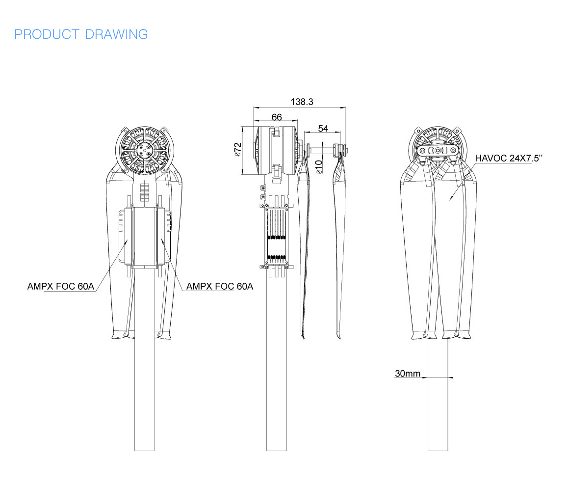 MAD 6X12 Pro L Coaxial Contra-Rotating Propeller Tuned Propulsion ...