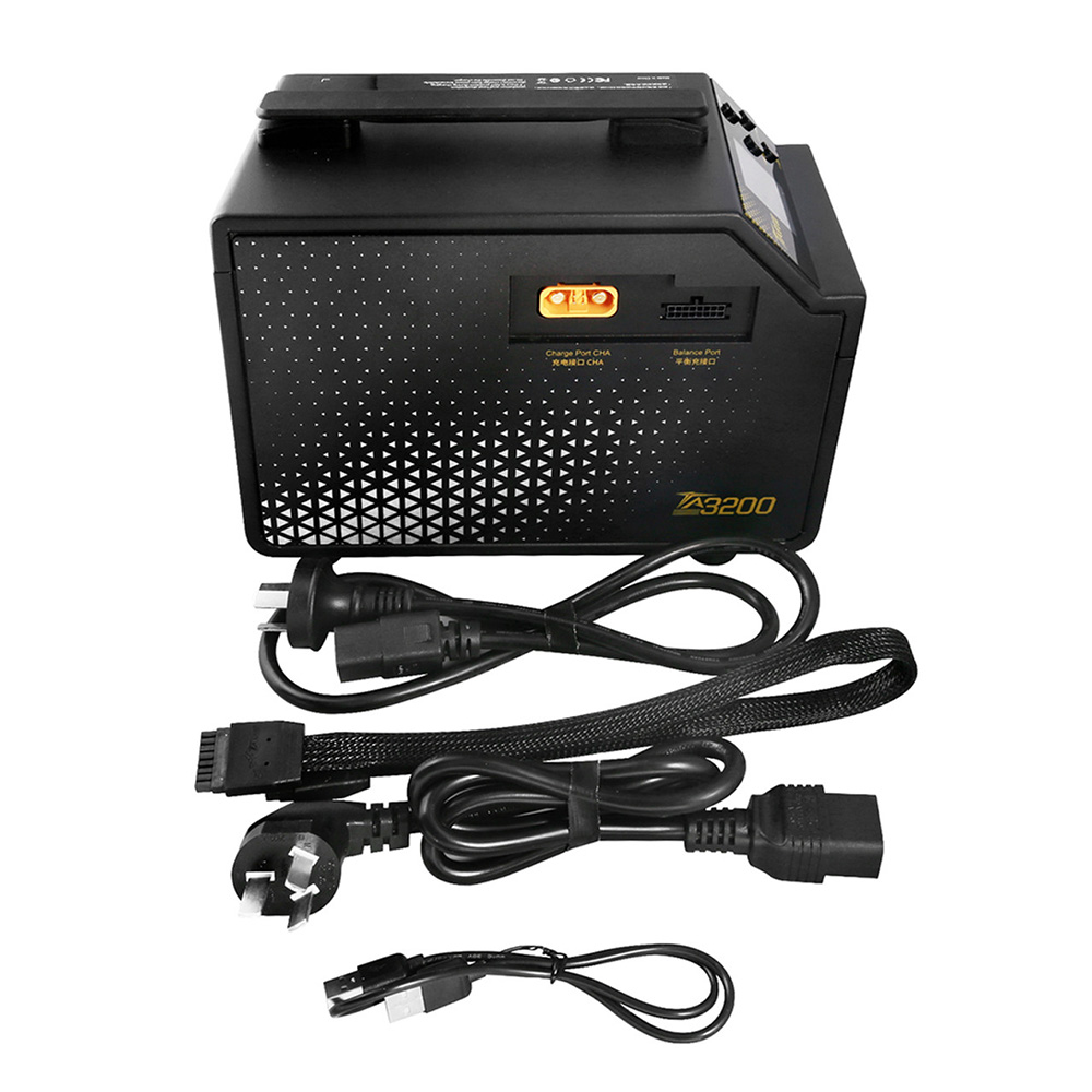 Tattu TA3200 60A/3200W Dual-Channel Smart Charger For 6S-14S LiPo ...