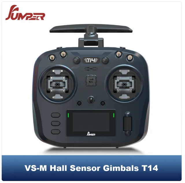 Jumper T14 HALL Sensor Gimbals 2.42" OLED Screen Radio Controller ELRS ...
