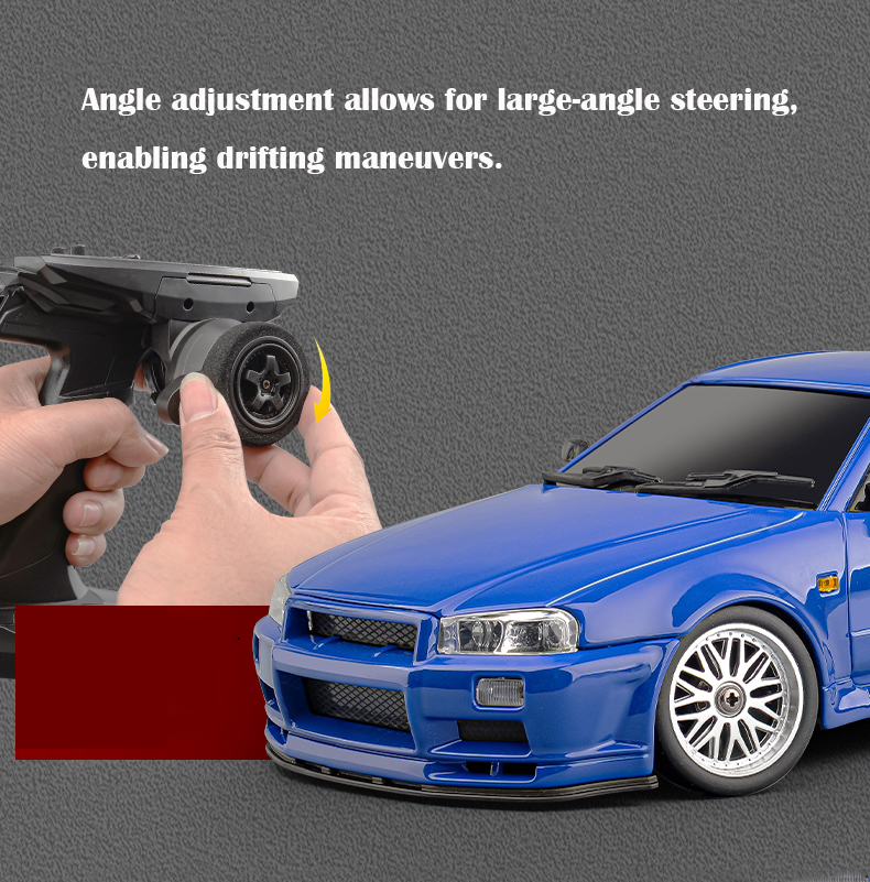 LDRC LD1899 GTR 1/18 Scale High Speed RC Drift Car RTR