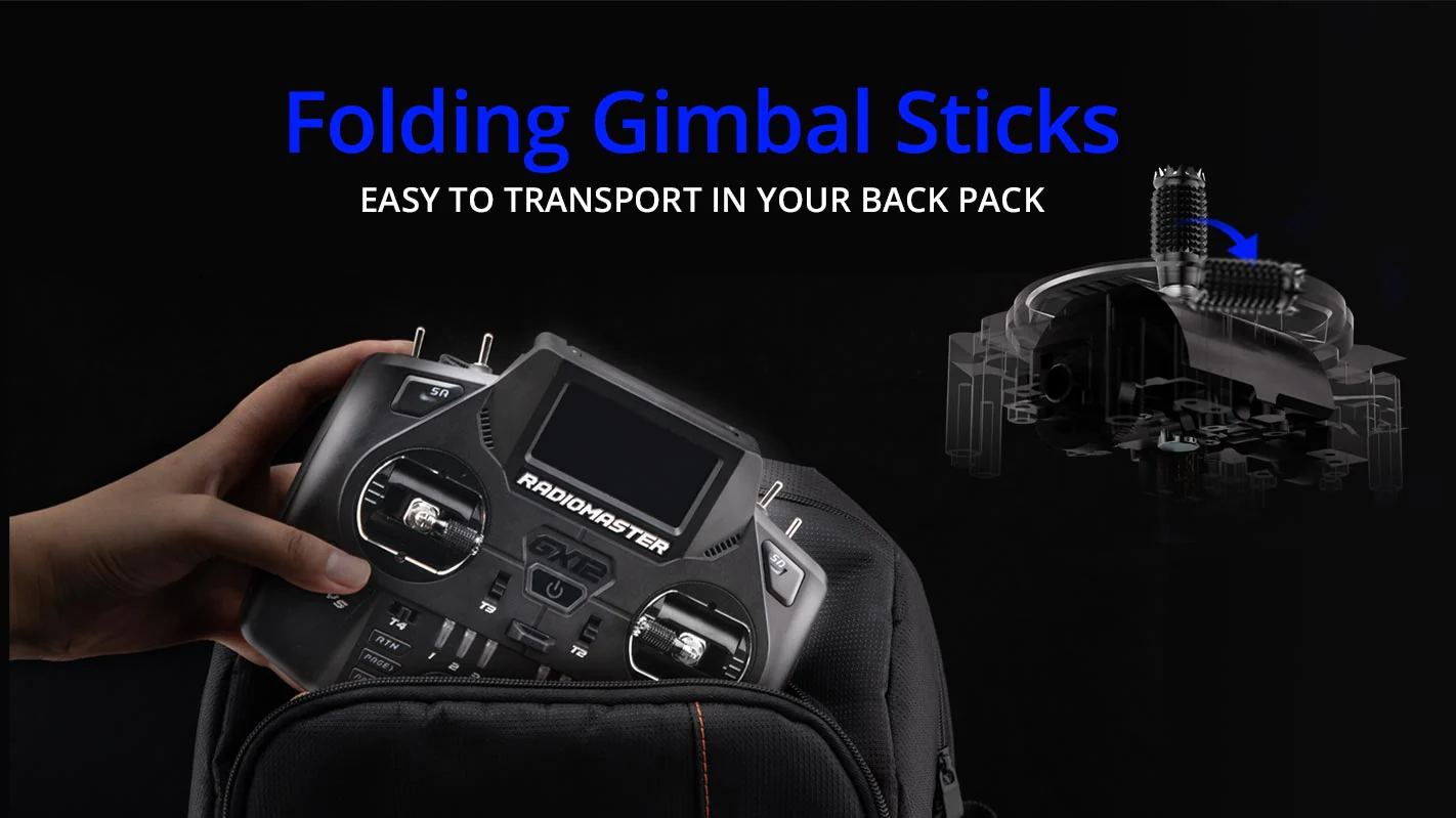 Radiomaster GX12 Dual-Band Gemini-X Radio Controller (M2) ELRS FCC