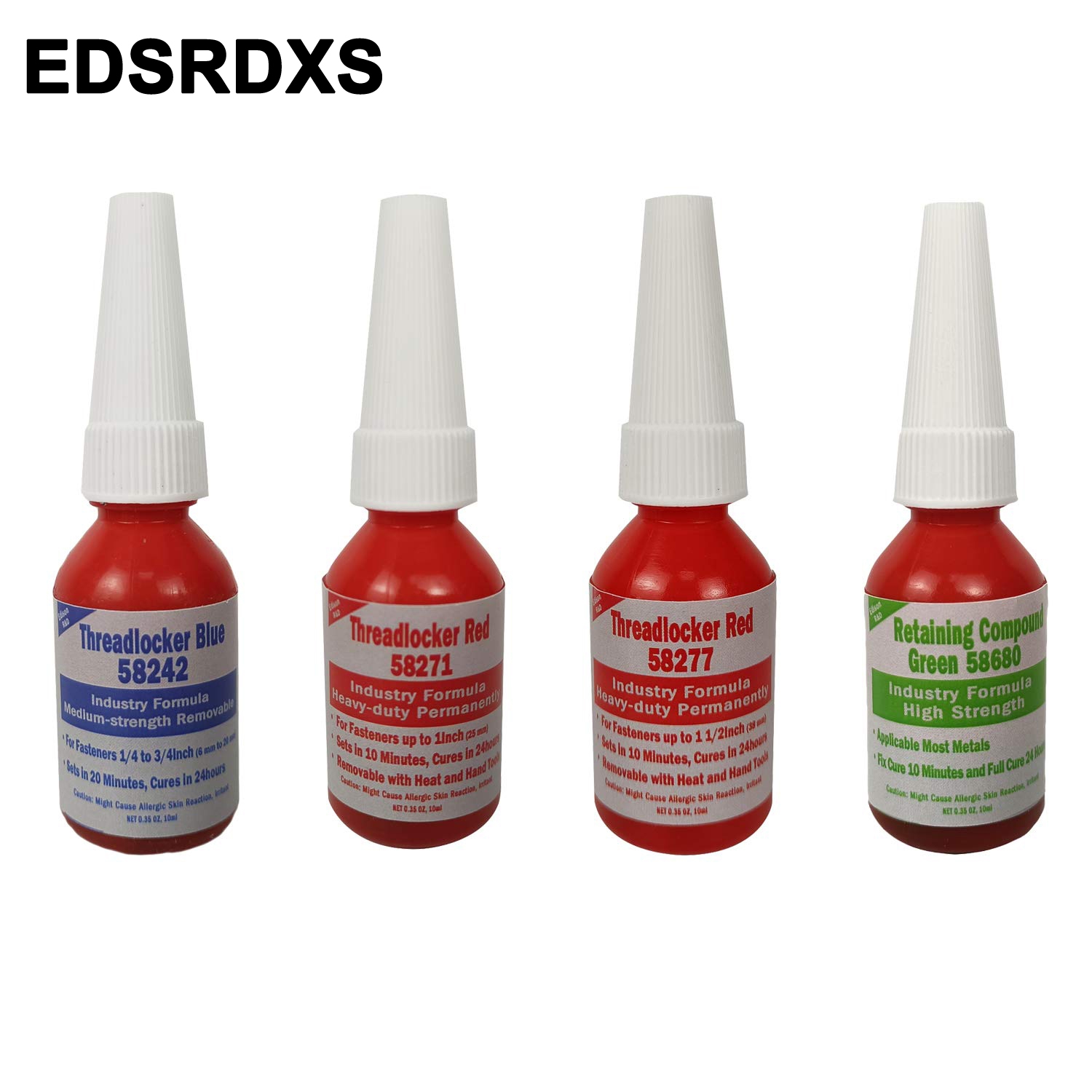 EDSRDXS 4 in 1 Threadlockers & Retaining Compound Combo Pack for ...