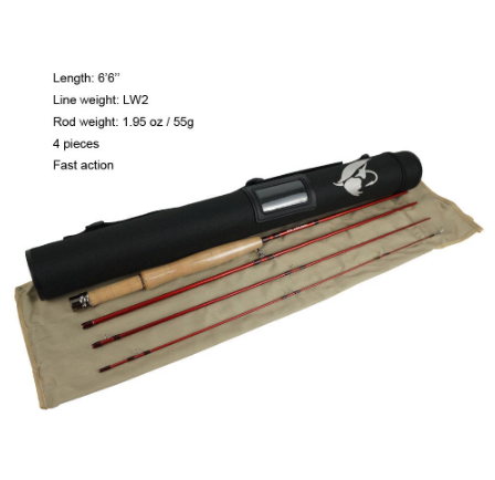Aventik Japan Carbon 6ft 6in 2wt 4sec Fast Action Freshwater Small ...