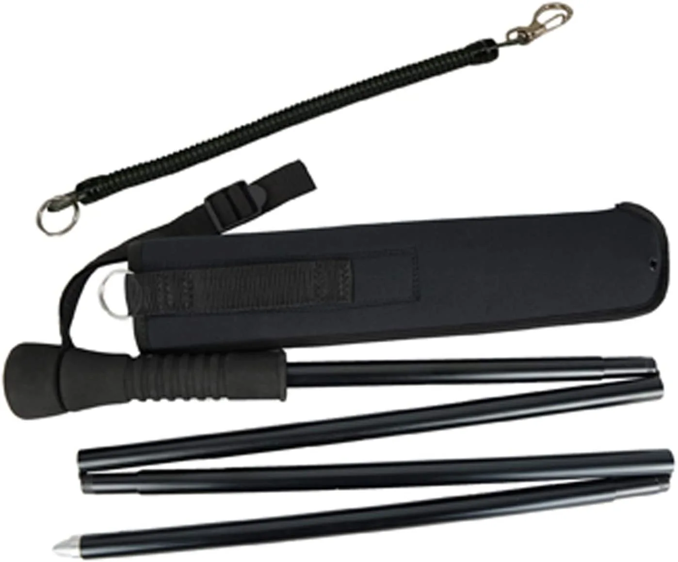 retractable walking staff