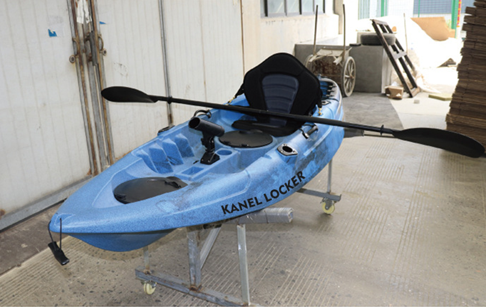 Kanel Locker Hydro Force Inflatable Kayak Set | Includes Seat, Paddle ...