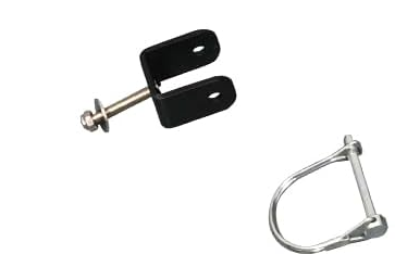 Trailer Mount Bracket and Clevis pin 2PCS, Boat Transom Saver Adjustable Shock Absorbing Boat ...
