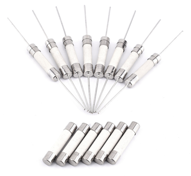 Ceramic fuse 250V 1A 8A10A 15A 20A 25A 30A 32A with legs
