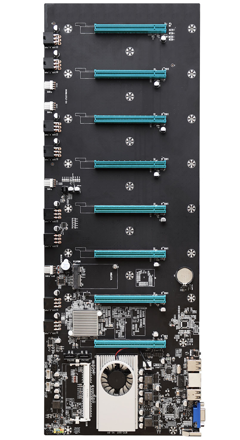ETH 8 GPU motherboard 8 card platform