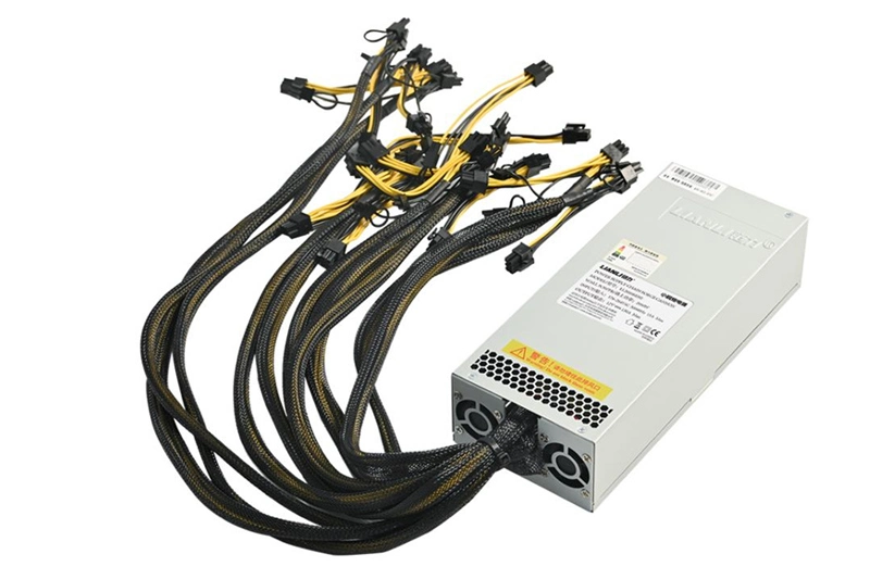 2U GPU Miner PSU 2500W (Long Line) - 2U GPU Miner Power Supply