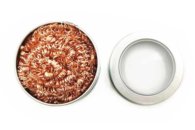 Tin cleaning ball