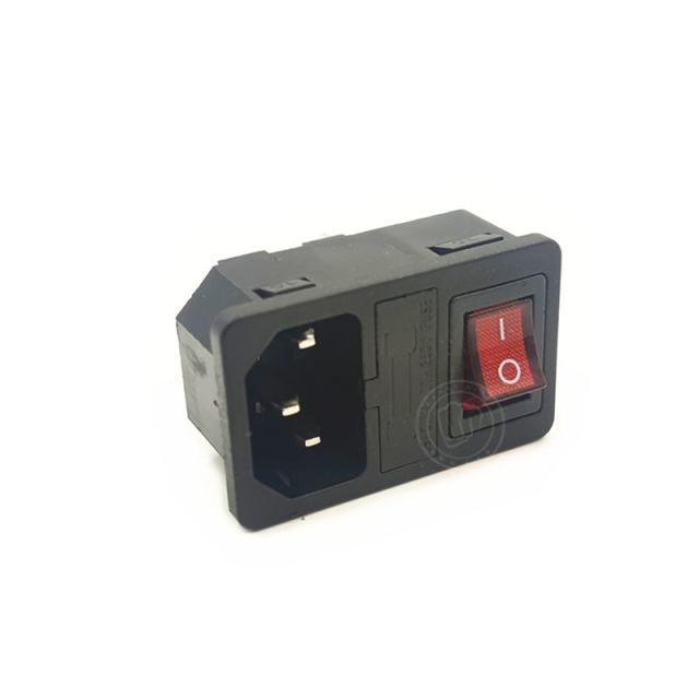 C13 socket with switch