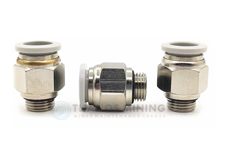 Press-type water pipe quick connector 12/12mm