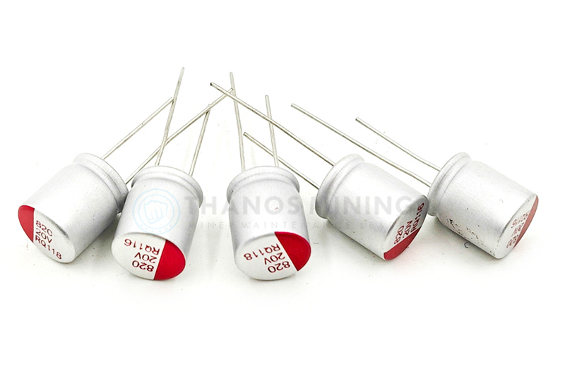 Solid capacitor 20V 820uf