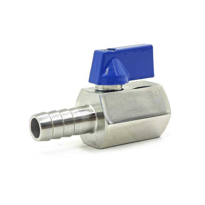 G1/2 to 12mm ball valve 304 PN63