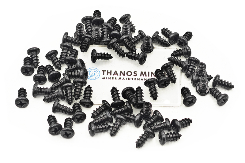 PSU Fan Screws Black 100pcs