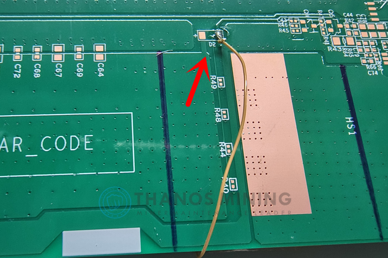9003 MOS integrated small board for S19 S19j S19jpro L7 D7