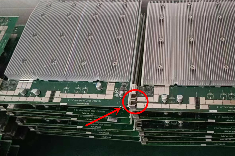 Antminer S17 T17 S19 hash board power connection terminal