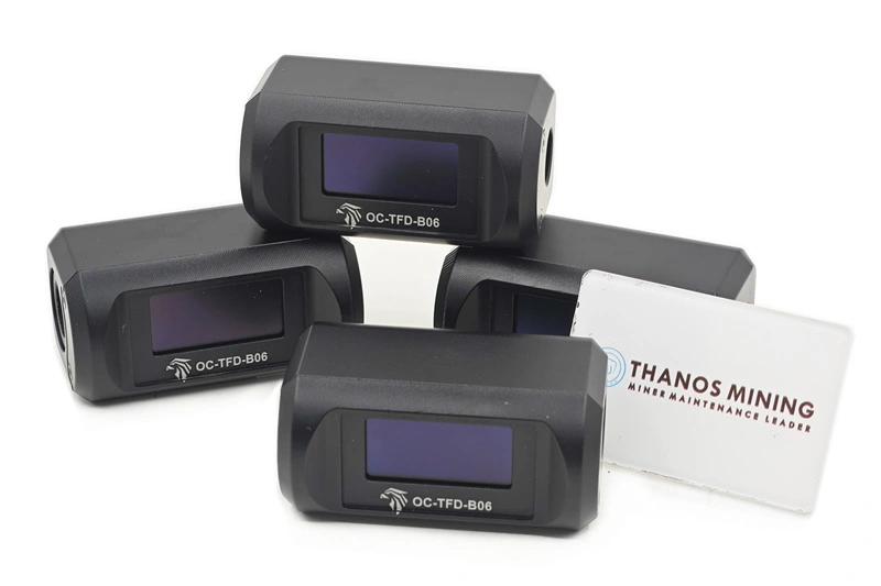 LED display flow thermometer