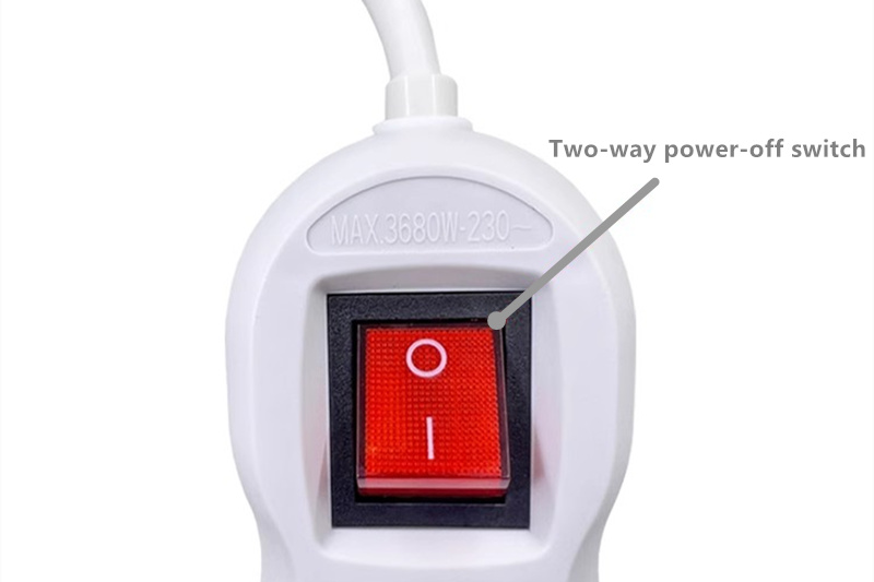 6 way French power socket