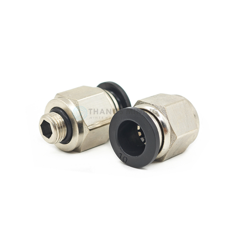 Zinc copper alloy PC10-G01 G1/8 quick connector