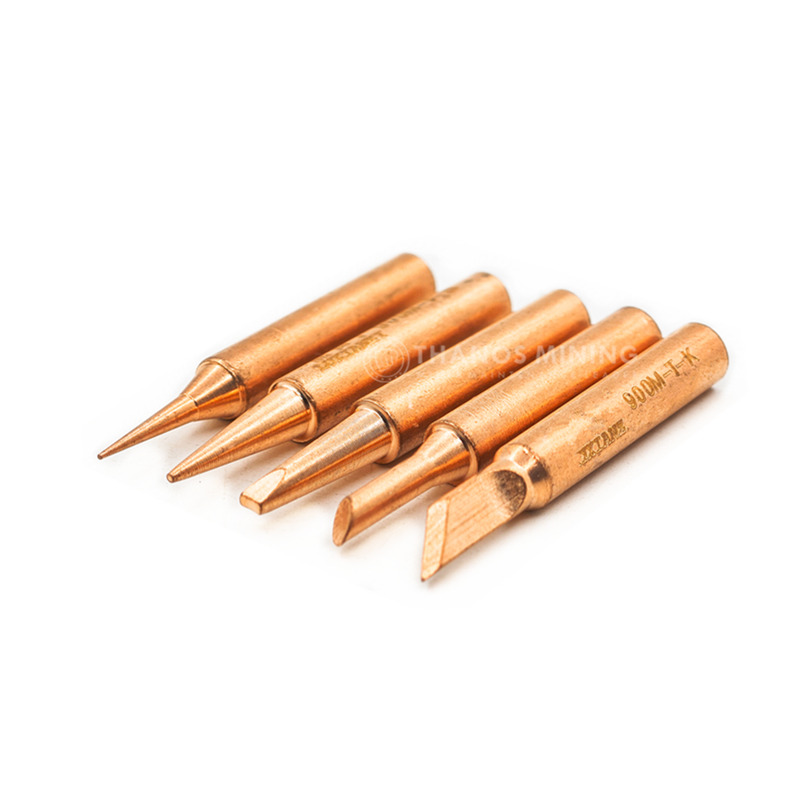 936 pure copper soldering iron tip 5pcs