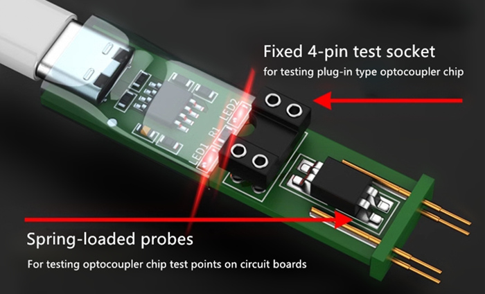 Optocoupler module online tester