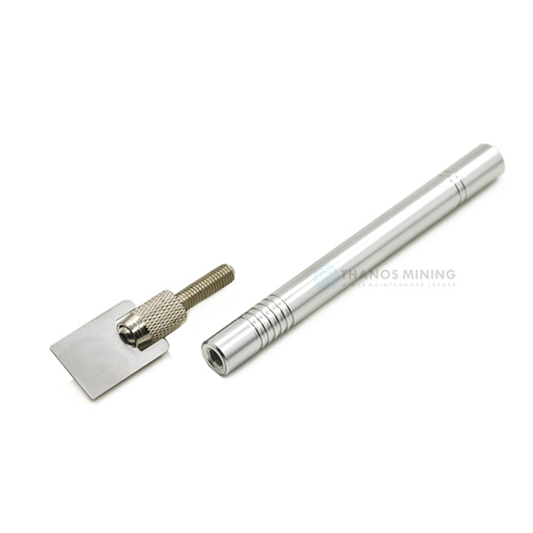 Removable alloy tin scraper