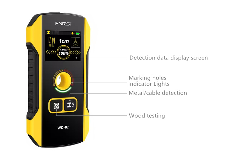 Metal/wood/cable wall detector