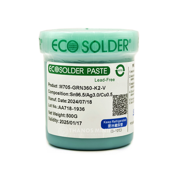 Senju solder paste M705 GRN360-K2-V