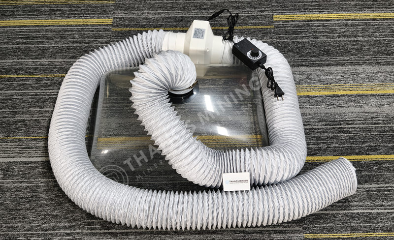 Simple repair station smoke exhaust device