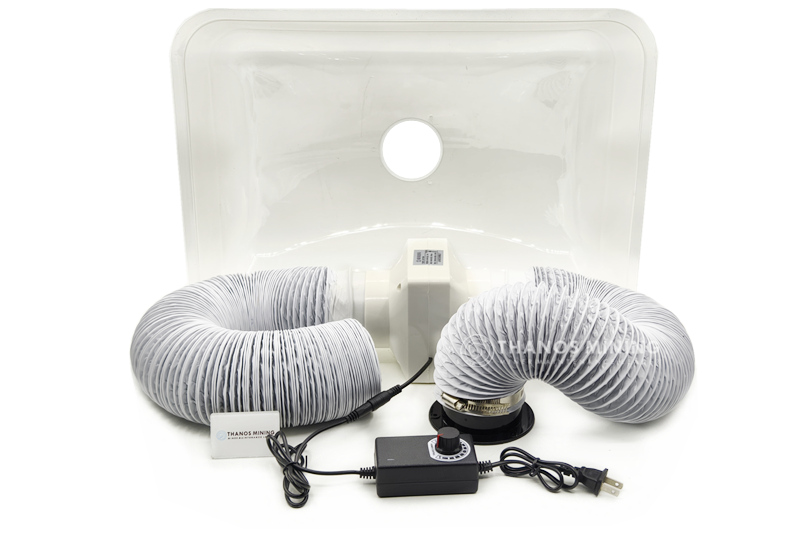 Simple repair station smoke exhaust device