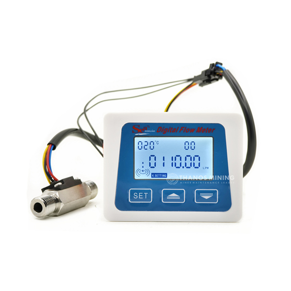 Digital flow thermometer G1/4 thread port