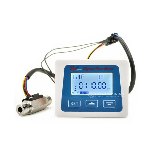 Digital flow thermometer G1/4 thread port
