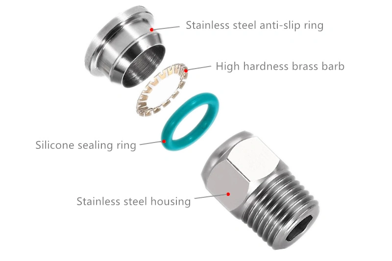 Stainless steel miner water cooling connector series