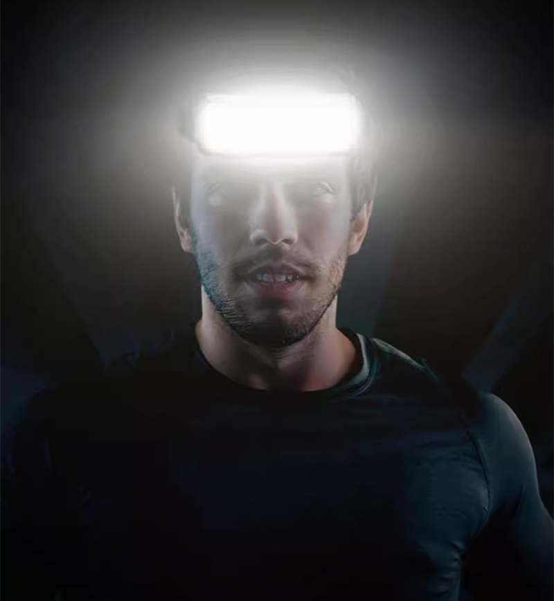 COB floodlight head-mounted LED light