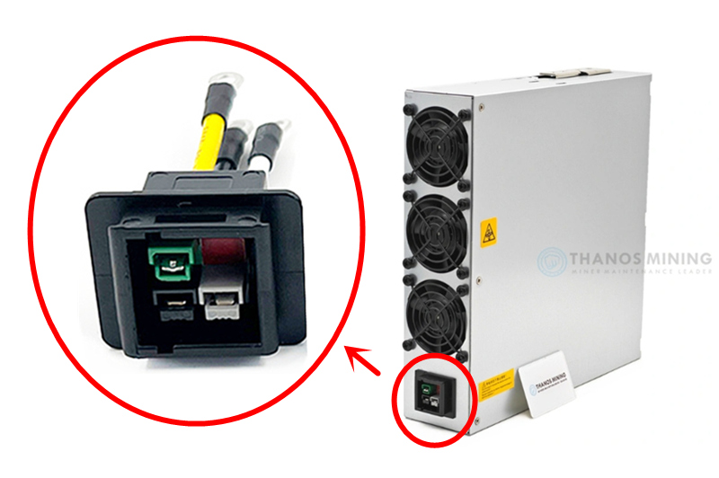 APW17 1215a/1215c power socket P14 with wire connector