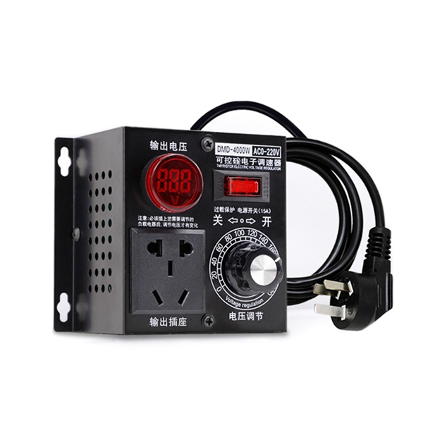 Electronic voltage and speed regulator AC 220V 4000W