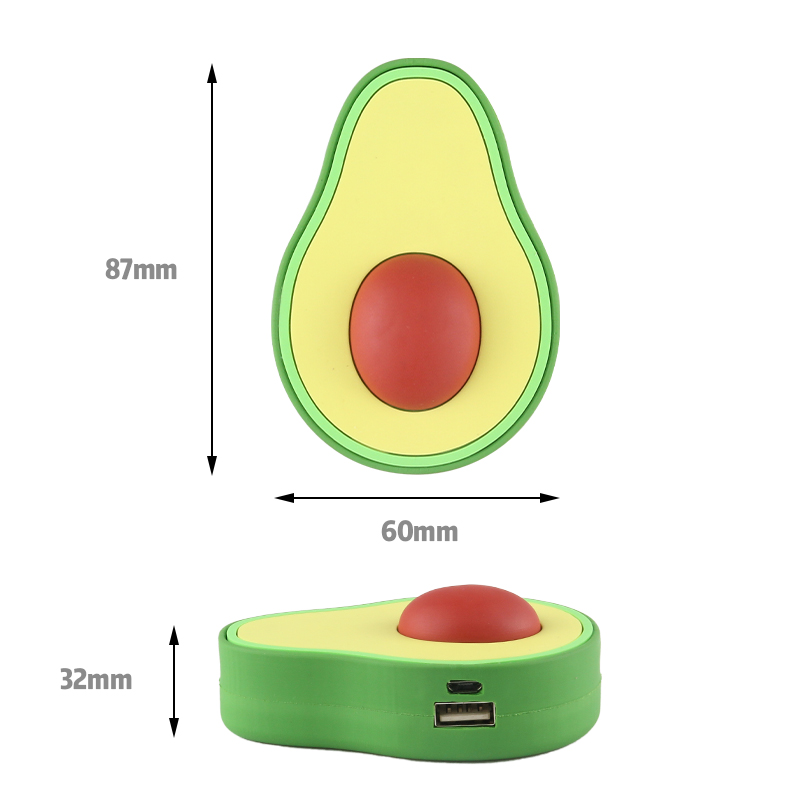 Avocado Power Bank,Fun Power Bank