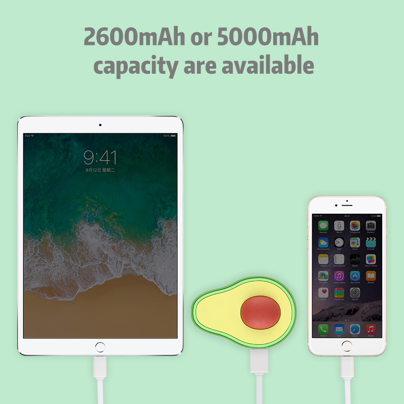 Avocado Power Bank,Fun Power Bank
