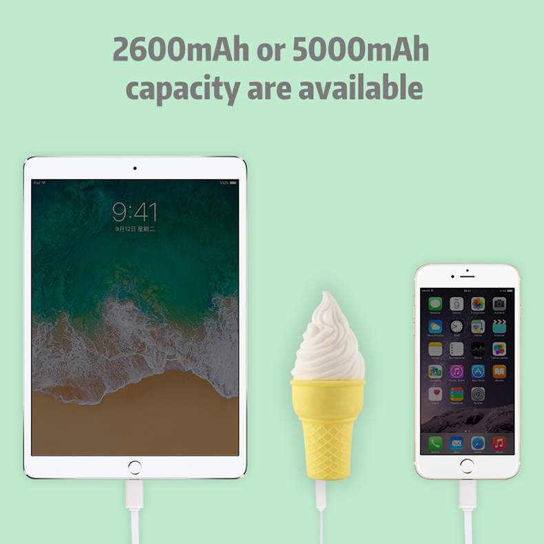 Ice Cream USB Power Bank,Fun Power Bank