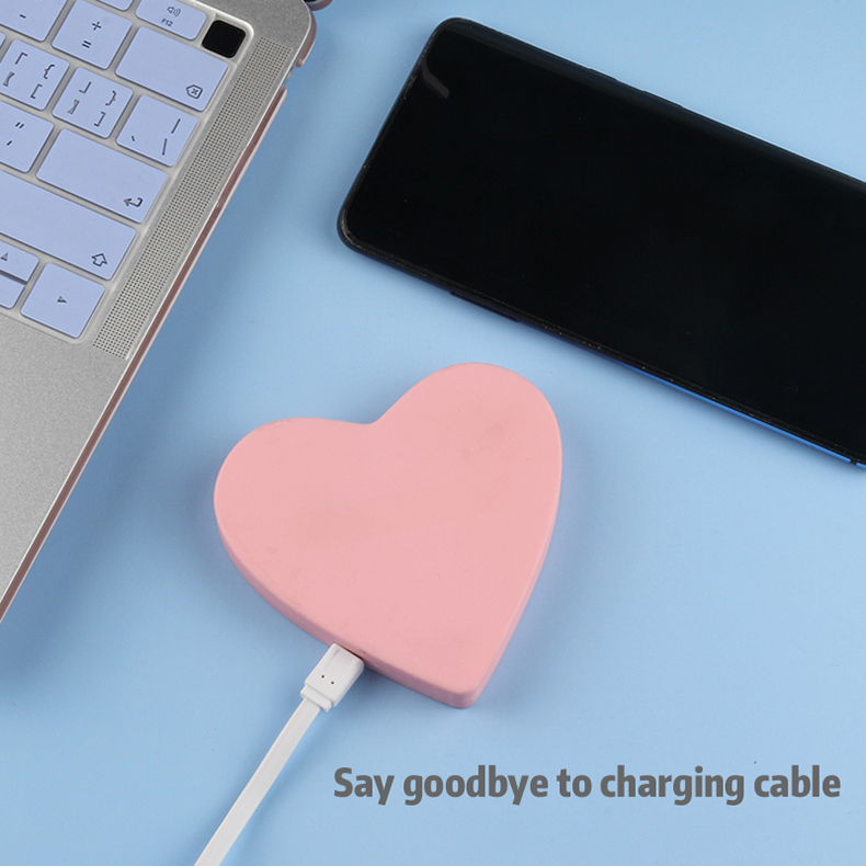 Love Heart Shaped Wireless Charger,Fun Wireless Charger