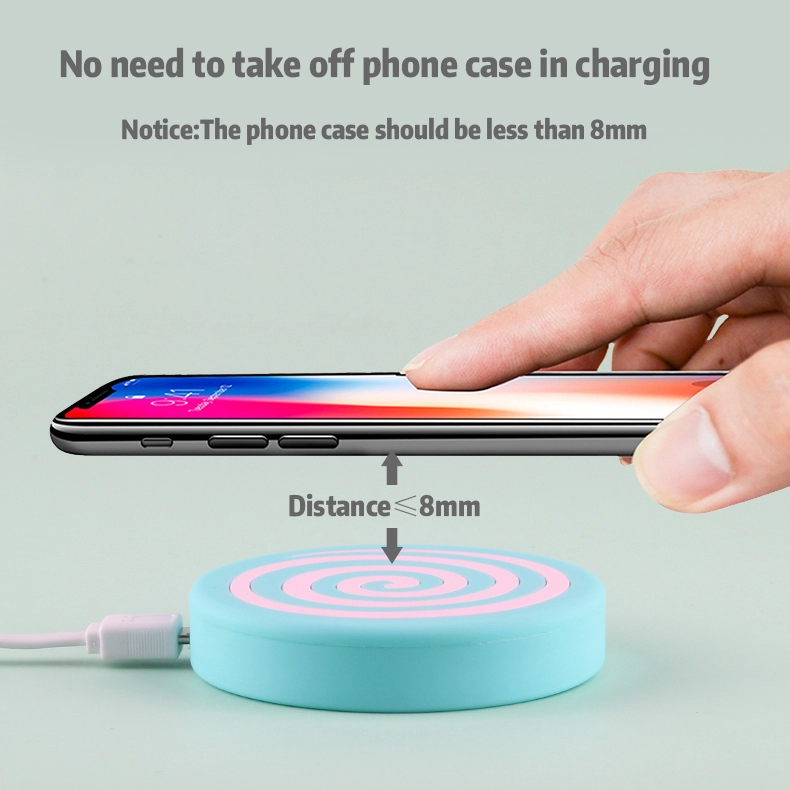 Blue Lollipop Wireless Charger,Fun Wireless Charger