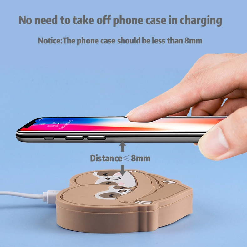 Cuddling Sloths Wireless Charger,Fun Wireless Charger