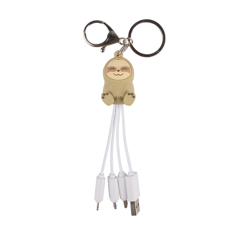 Beanlieve Sloth 3 In 1 Charging Cable and USB Cable