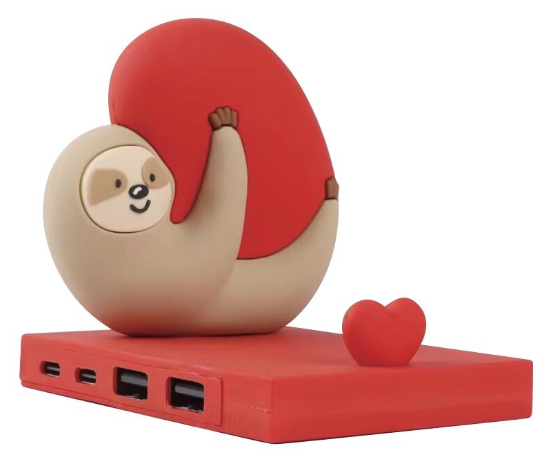 Lovely Sloth USB HUB with Phone Holder,Fun USB HUB