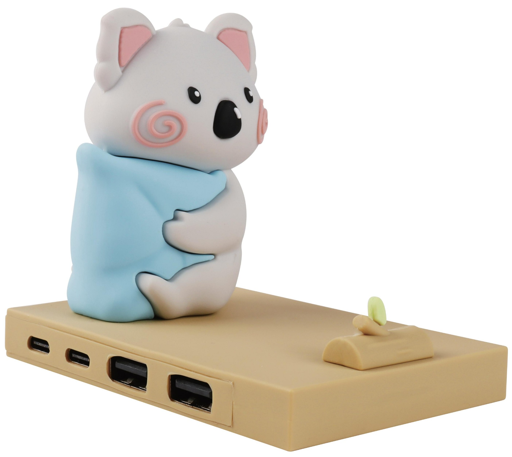 Lovely Koala USB HUB with Phone Holder,Fun USB HUB
