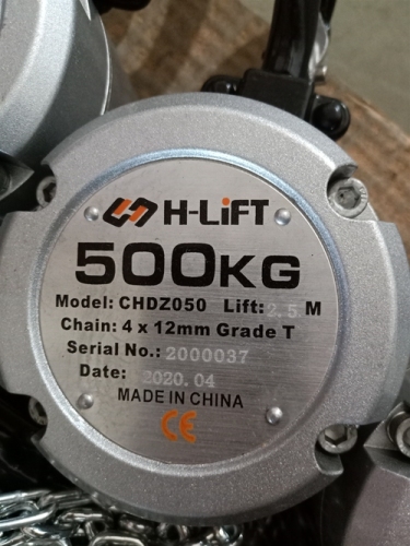 Mini Chain Hoist Aluminium Body, Mini Chain Block, 250kg and 500kg, H ...