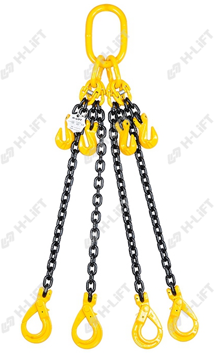 G-80 4-leg Chain Sling, Quadruple Leg Chain Sling, G-8 Chain Sling | H ...