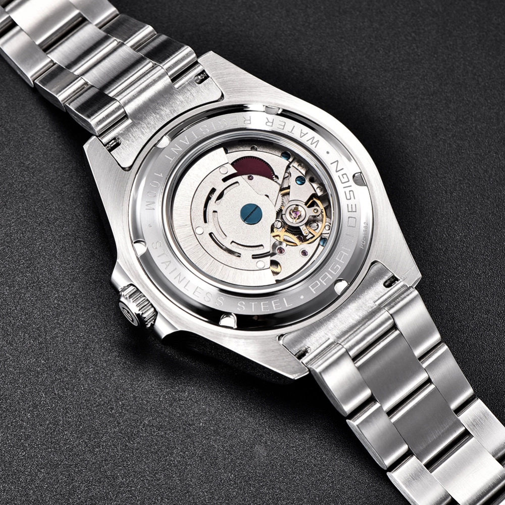 PAGANI DESIGN PD-1682 Men's Watches Explorer GMT Automatic Mechanical ...